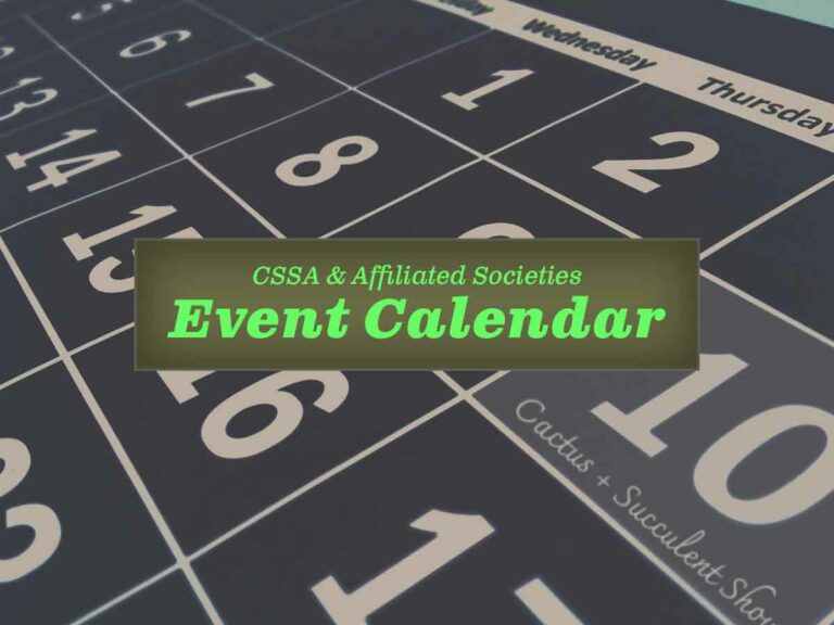 Affiliates – Cactus & Succulent Society of America, Inc.