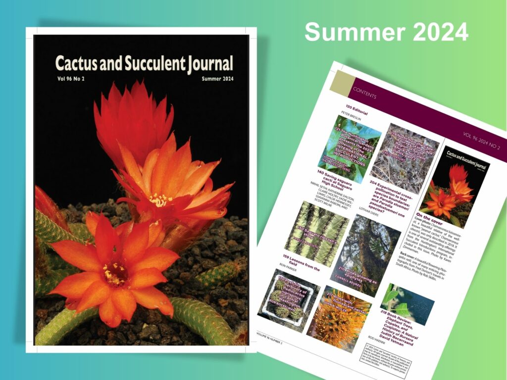 Cactus and Succulent Society of America – Connecting with desert plants ...